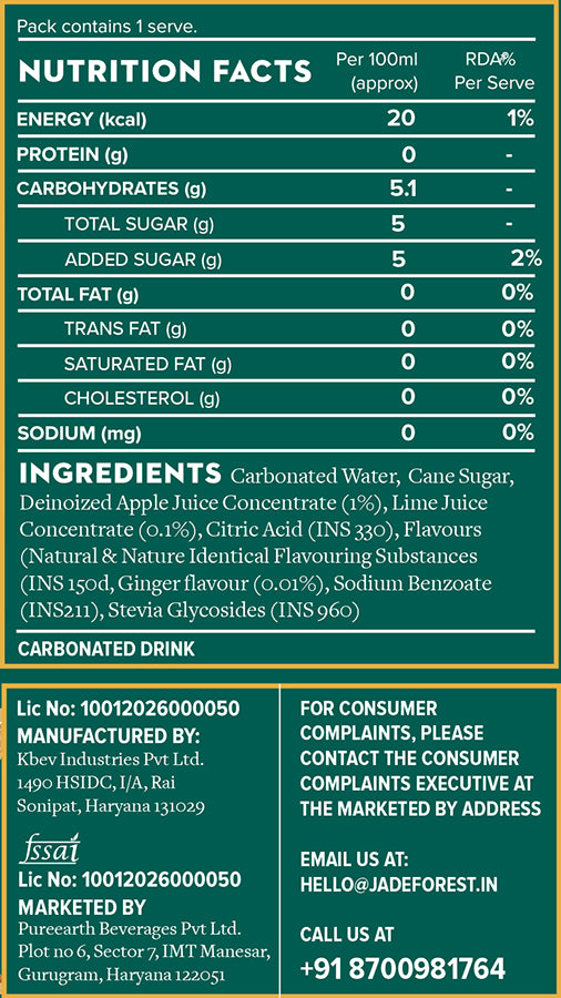 Original Ginger Ale – Jade Forest